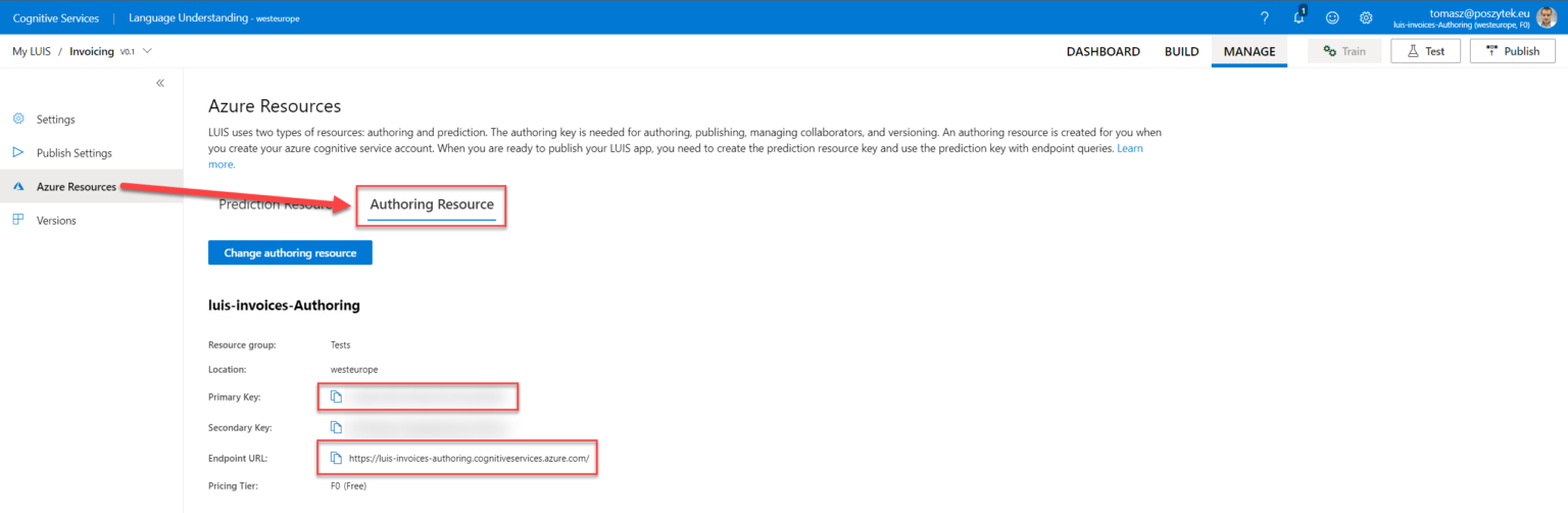 Adding Utterances In Luis Via Rest Api • Tomasz Poszytek Business Applications Mvp