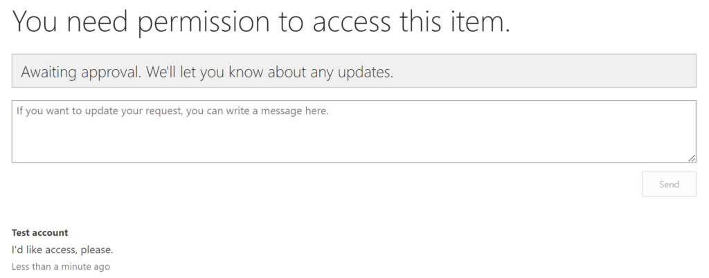 Access to element shared through link results with access denied in ...