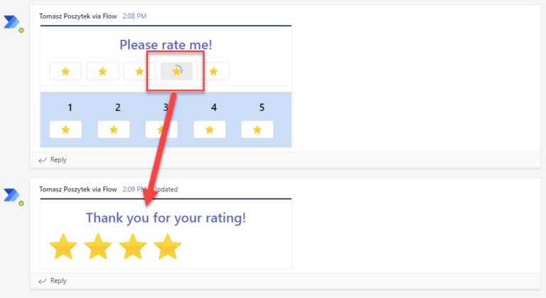 Star rating control in Adaptive Cards • Tomasz Poszytek, Business ...